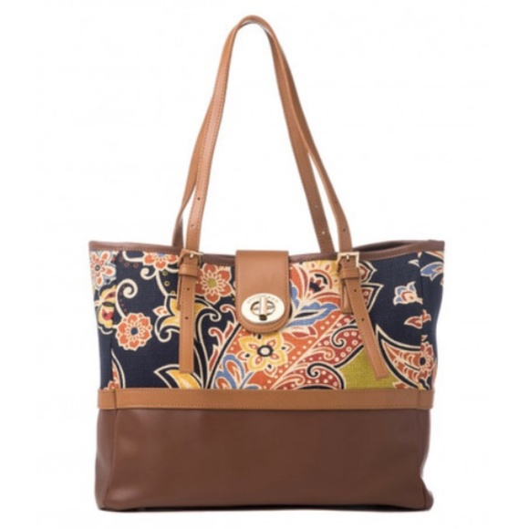 Spartina 449 | Bags | Nwt Spartina 449 Elfrida Turnkey Classic Tote ...
